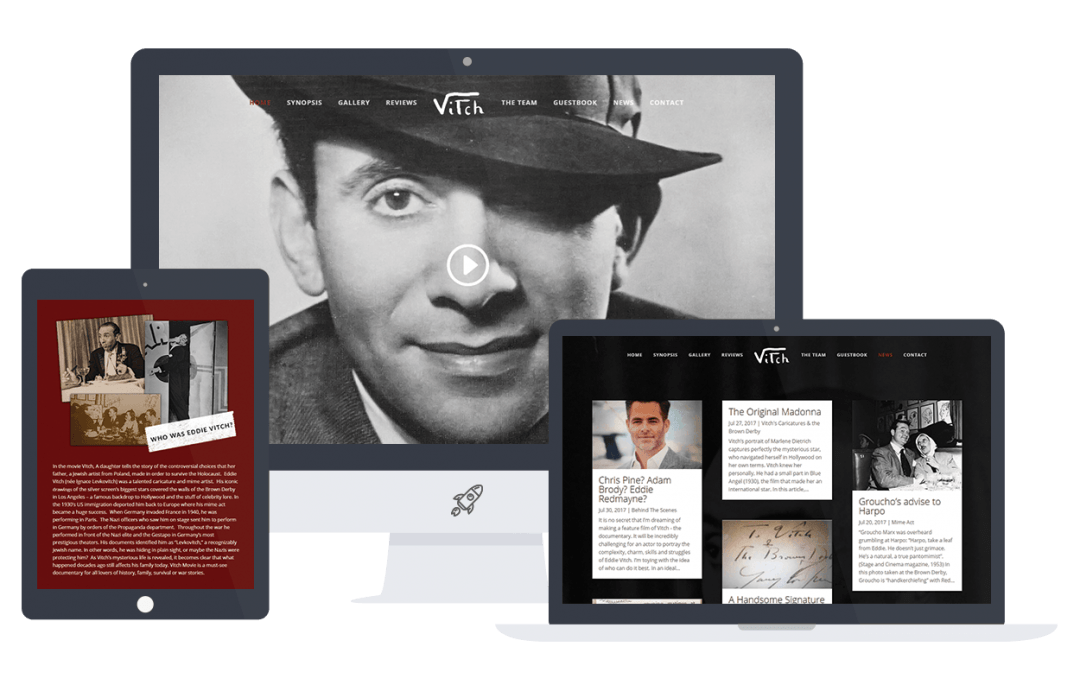 Vitch - The Movie - Web Design Project - Shortie Designs